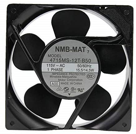 Amazon.com: 4715MS-12T-B50 Fans 115VAC 15.5/14.5W 120×38mm Cooling Fan ...