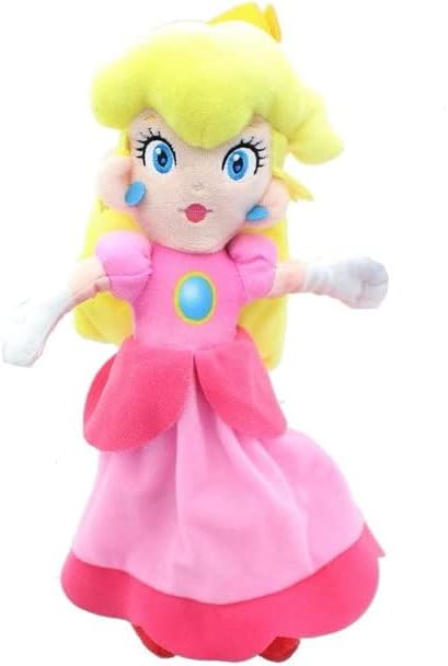 Amazon.com: Super Mario Bros Princess Peach 16 Inch Stuffed Plush Toy ...