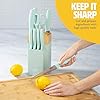 Amazon.com: Tasty Kitchen Knife Set with Block, Cutlery Set includes ...