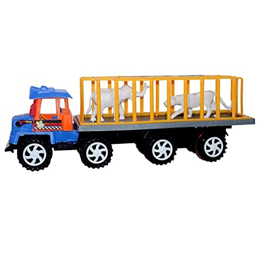 Buy AASA Friction Powered Animal Truck Transport Carrier Vehicle Toy ...