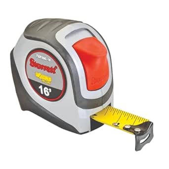 Starrett Exact Plus Retractable Imperial Pocket Tape Measure with Nylon ...