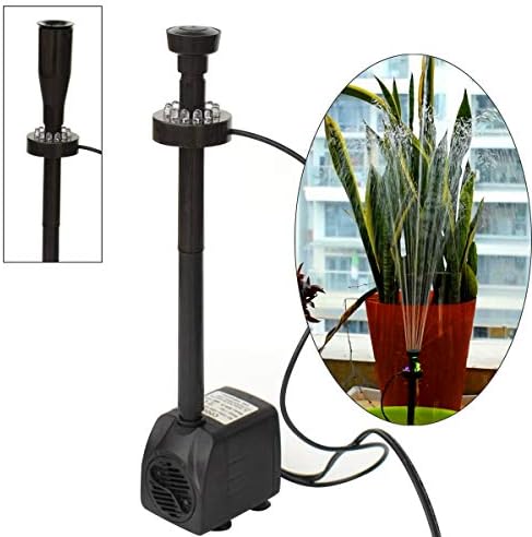 Amazon.com: DOMICA 15W 220 GPH Submersible Fountain Pump with LED Light ...