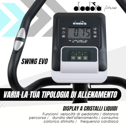 Diadora Fitness Swing Evo Cyclette con Hand Pulse a norma CE ...