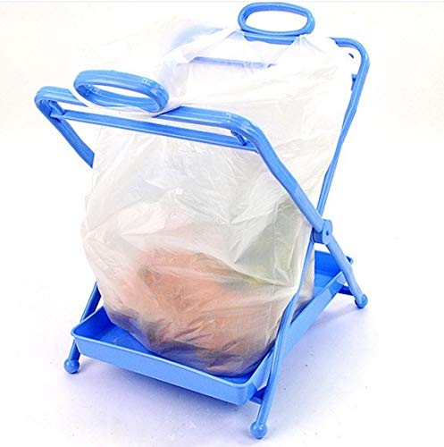 Buy Creative Folding Plastic Garbage Waste Bag Holders Trash Bag Rack ...