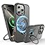 Amazon.com: FNDMIL 360°Rotatable Magnetic Ring for iPhone 15 Case with MagSafe[Non-Slip Texture ...