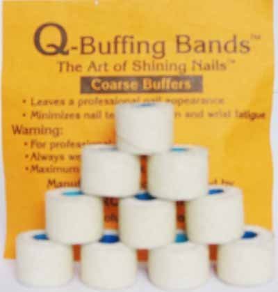 Amazon.com : Q-Buffing Bands Coarse Buffers-10 ct. : Nail Files And ...