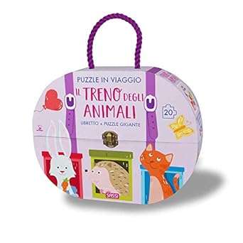Il treno degli animali. Puzzle in viaggio. Ediz. a colori. Con puzzle ...