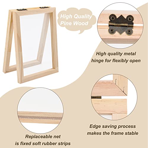 WANDIC Paper Making Screen Kit, Paper Making Set Includes Wooden Paper ...