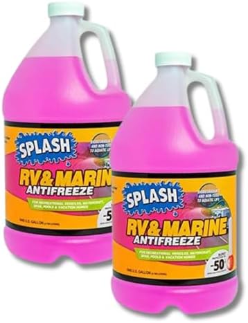 Amazon.com: EZ POOLS Splash RV/Marine Antifreeze | 2-Pack | -50 Point ...