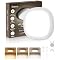IP54 Waterproof Rechargeable Shower Light Indoor, 12000mAh Motion ...
