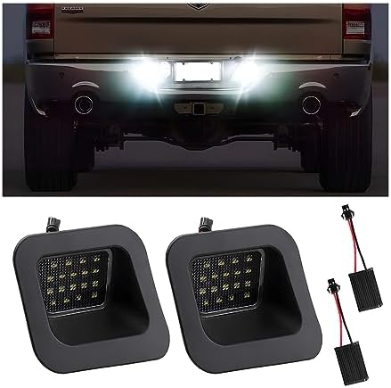 Amazon.com: BESULEN Full LED License Plate Light, 2 PCS Car Tag Lamp ...