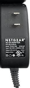 Amazon.com: 12V Genuine AC Adapter for Netgear WNR834B WGT614 WGT624 ...