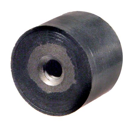 Bumper, Round w/Female Thread, Neoprene - Duro. Hardness=40-45 Shore A ...