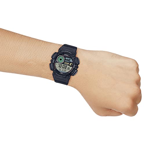 Buy Casio Digital Black Dial Unisex's Watch-WS-1500H-1AVDF at Amazon.in