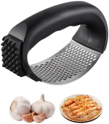 Stainless Steel Garlic Press, New Garlic Press Rocker, Home Kitchen ...