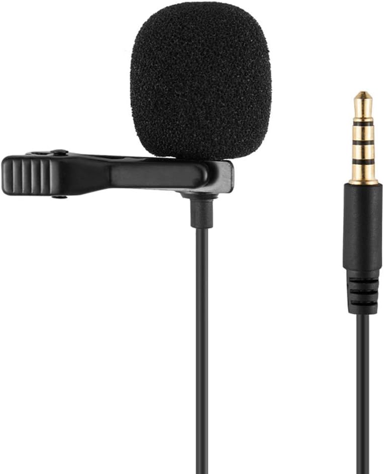 Amazon.com: RTNLIT Lavalier Lapel Microphone - 3.5mm Omnidirectional ...