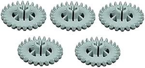 LEGO Technic Light Bluish Gray Gear 24 Tooth Teeth Mindstorms NXT - x5 ...