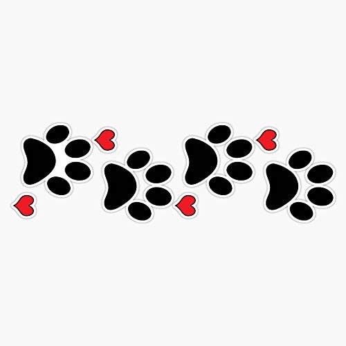 Amazon.com: Dog Paws Love Dogs Paw I Love My Dog Pet Pets Puppy Sticker ...
