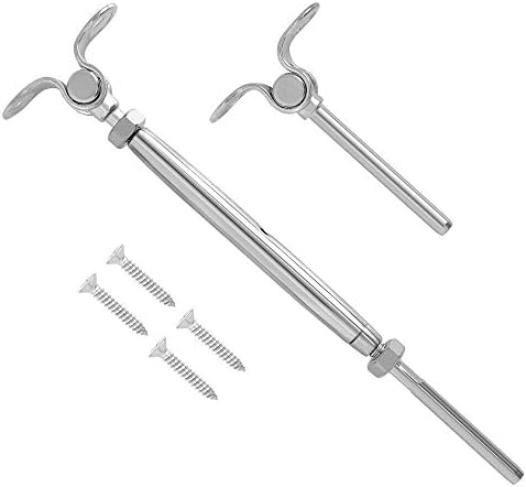 (50 Pack) 180° Adjustable T-316 Stainless Steel Deck Cable Railing Kit ...