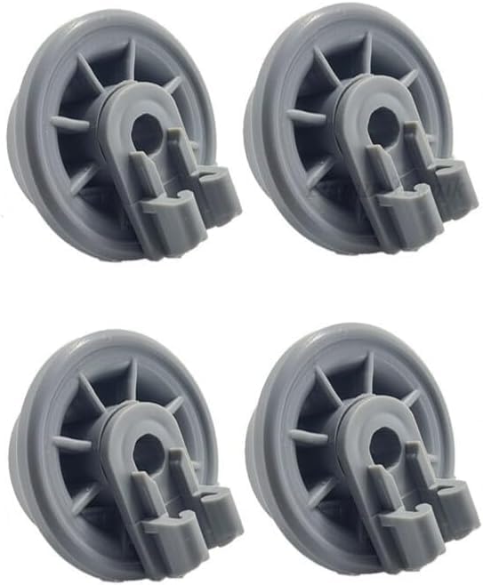 Amazon.com: 4 Pack Dishwasher Lower Rack Basket Runner Rail Wheels for ...