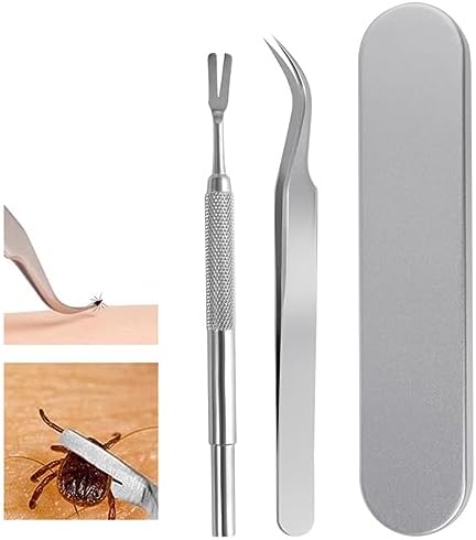 PAIDASHU Tick Remover, Stainless Steel Tick Remover, Tick Removal Tool ...