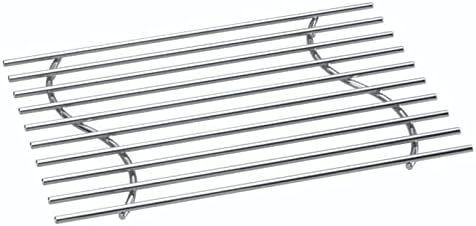 KitchenCraft Heavy-Duty Chrome-Plated Large Metal Trivet, 45 x 30 cm ...