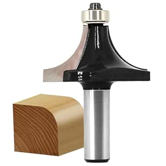 SICWOOD Round Over Router Bits 1/2 Shank - Radius 3/4" Roundover Router ...
