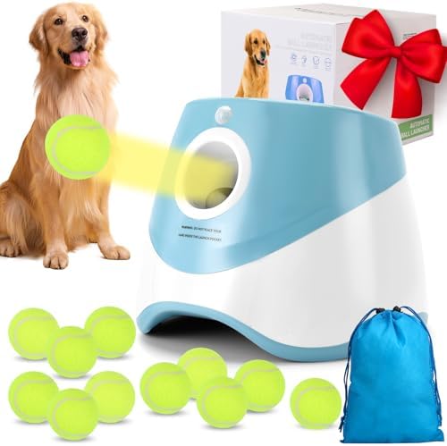 Amazon.com: Automatic Dog Ball Thrower Launcher Dog Fetch Machine for ...