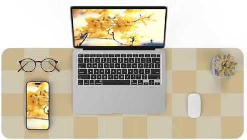 Amazon.com : iLeadon Large Boho Desk Mouse Pad Mat,Computer Desk Cover ...