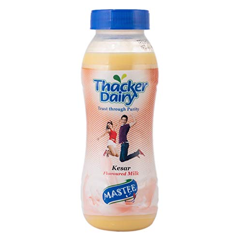 Thacker Dairy Flavour Milk Kesar, 180 ml : Amazon.in: Grocery & Gourmet ...