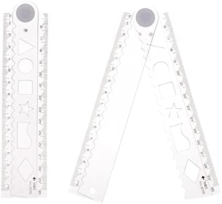 Amazon.com : HARFINGTON 2pcs Unbreakable Clear Rulers 30cm PVC ...