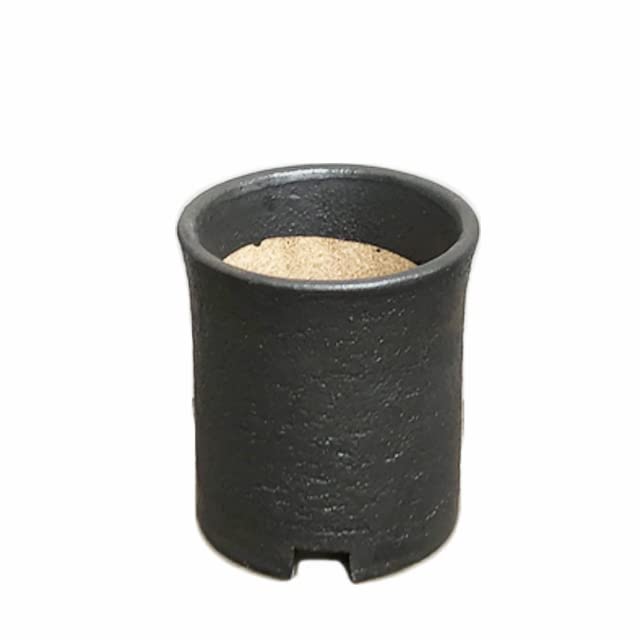 Amazon.co.jp: KAMIYAMA ZUNDO POT 植木鉢 陶器 信楽焼 寸胴 かみ山陶器 (3.5号(10cm×11cm), 黒マット) : DIY・工具・ガーデン