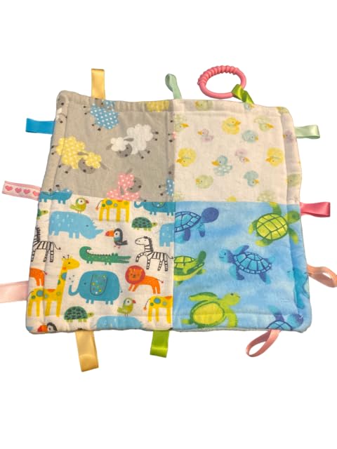 Amazon.com: Baby and Toddler Scensory Security Lovey Blanket : Handmade ...