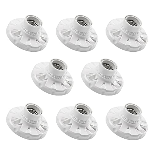Porcelain Light Socket Holder E27 Incandescent Lampholder Ceramics ...