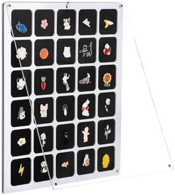 Amazon.com: Acrylic Enamel Pin Display, Pin Collection Display ...