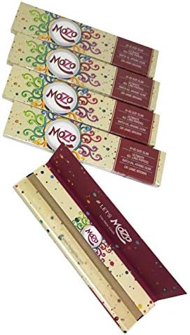 Buy Mozo - Ultimate King Size Slim Organic Brown Rolling Paper (Pack of ...