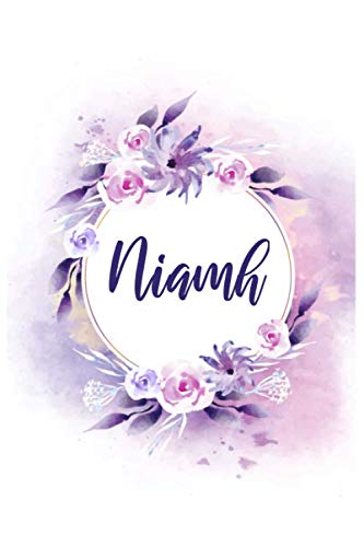 Niamh: Lined Writing Notebook Journal with Personalized Name, 120 Pages ...