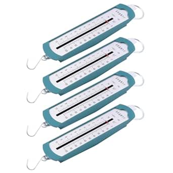 DEARMAMY 4pcs Bar Spring Dynamometer Force Gauge 10 Newton Stainless ...