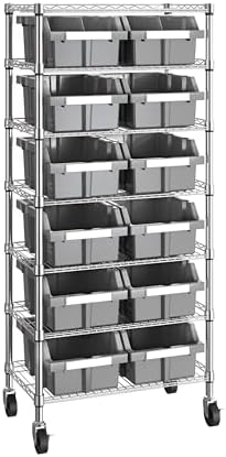 Amazon.com: King's Rack Bin Rack Boltless Steel Storage System ...