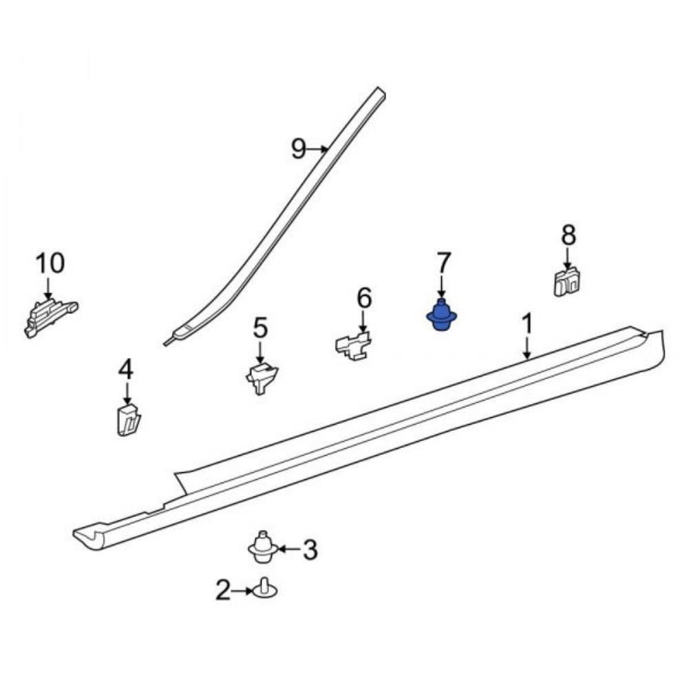 Amazon.com: SUANCHANG-AUTO Replacement# 2069910500 2069910500 Retaining ...