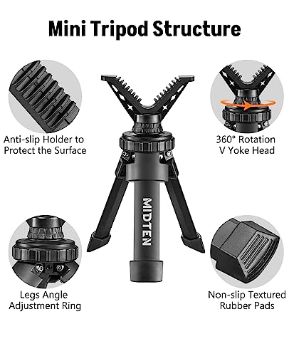 Snapklik.com : MidTen Portable Shooting Tripod Shooting Rest Rifle ...