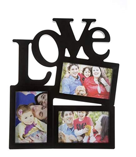 Photo Frame Family (Black, 3 Photos) : Amazon.in: Home & Kitchen