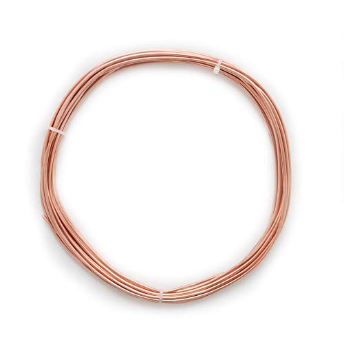 8 Gauge, 99.9% Pure Copper Wire, Round, Dead Soft, CDA #110-10FT by ...