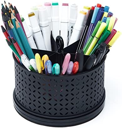 Amazon.com: SETTFRFE Rotating Pen Holder for Desk,Supplies Organizer ...
