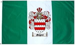 Amazon.com : Nugent Family Crest / Coat of Arms Flag. Large 3 ft. x 5 ...