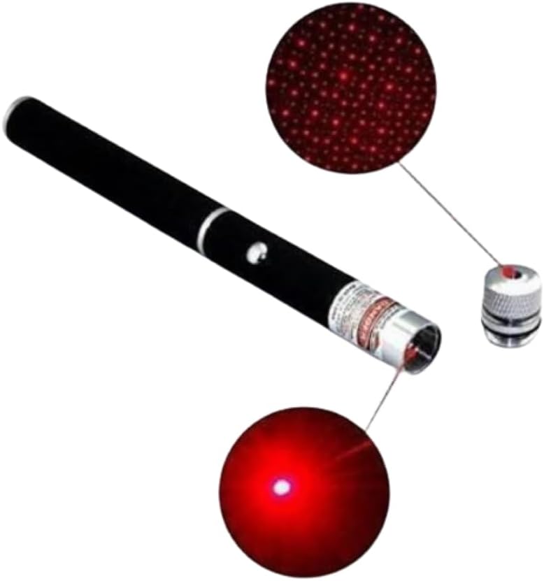 Red Laser Pointer with Adjustable Antena Cap, Presentation Pen Light ...