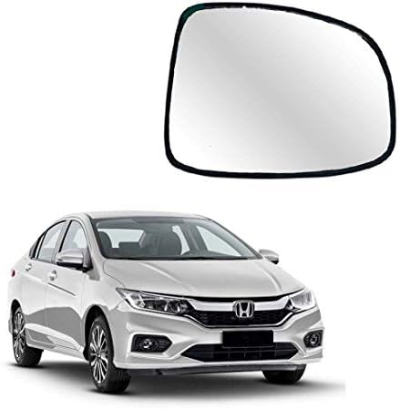 MACZO - orvm Right (Driver) Side Rear View Mirror Glass for Honda City ...