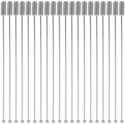 Amazon.com: 20pcs 97 mm Copper Brooch Stick Pins Ball Stick Pins Long ...