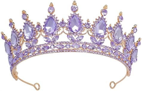 Amazon.com : TOBATOBA Hot Pink Tiaras and Crowns for Women, Crystal ...