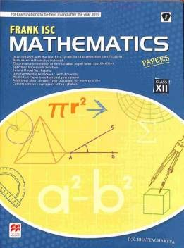 FRANK ISC MATHEMATICS CLASS 12 (2019) : Amazon.in: Books